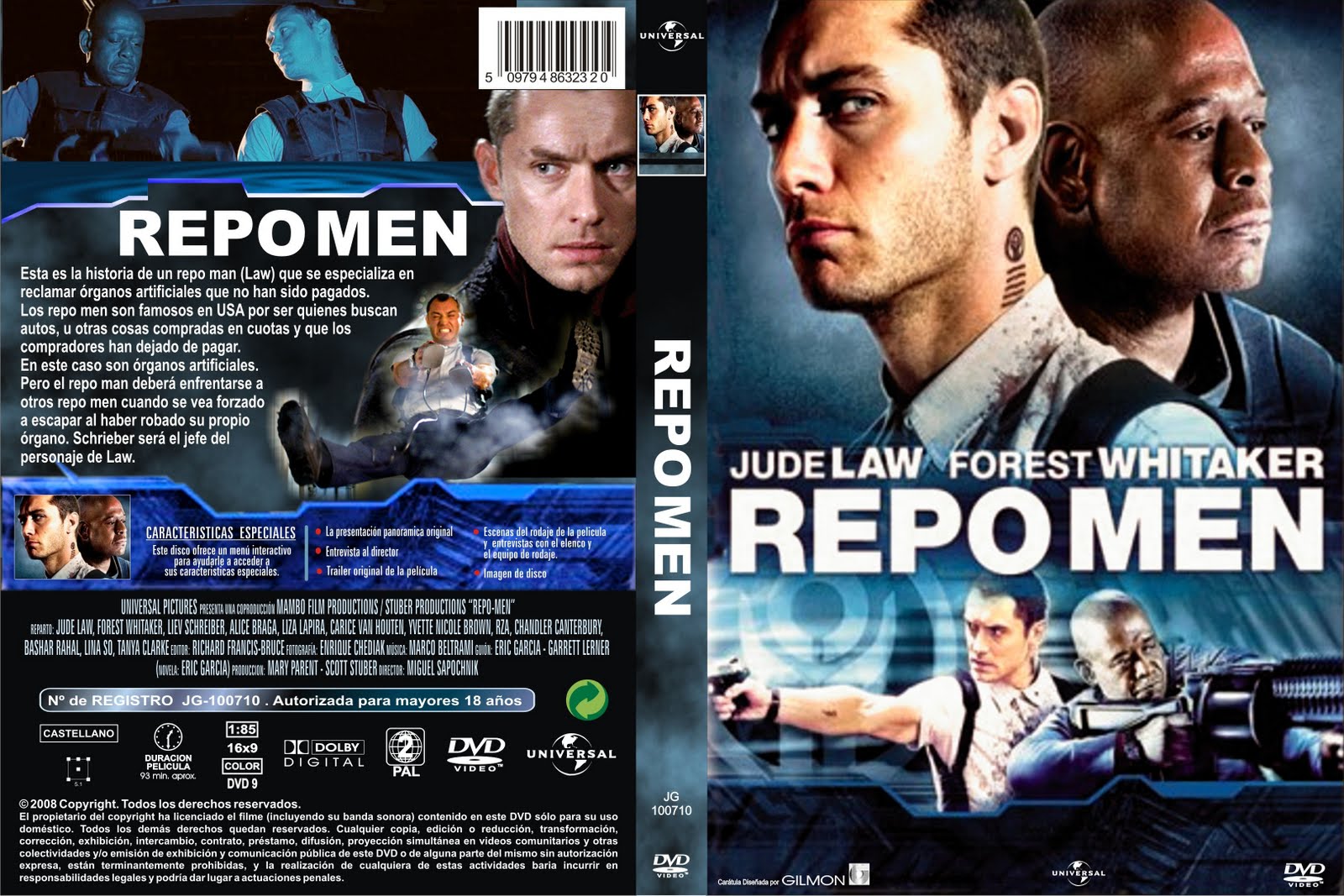 Repo men dvd